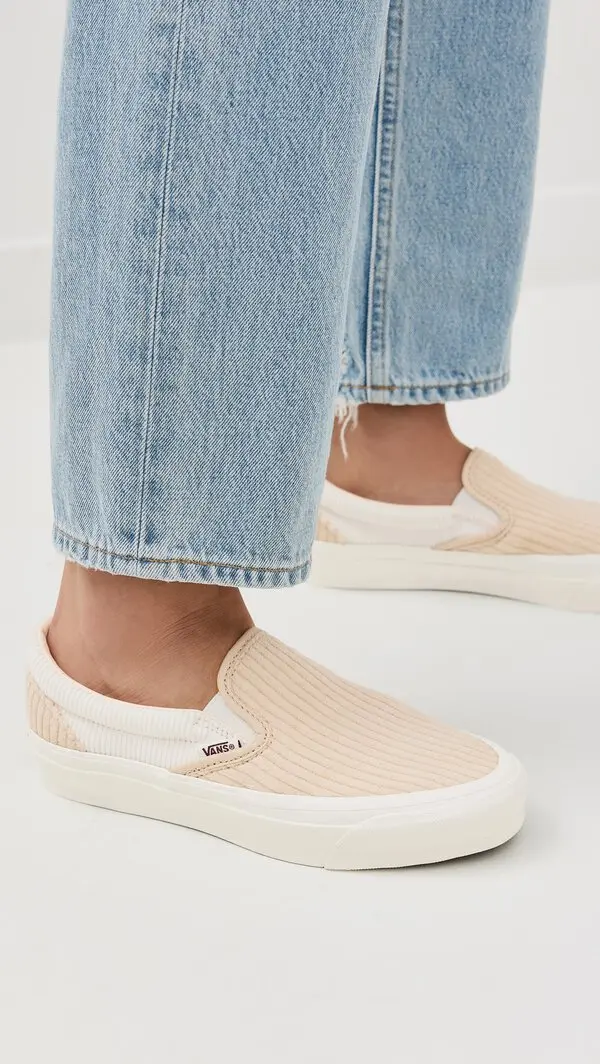 Vans Reissue 98 Slip-On Sneakers In Corduroy Tan - 70% Off